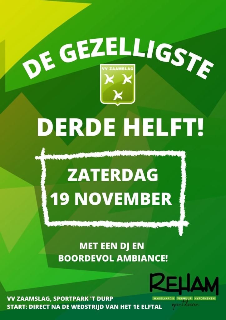 Reham beste derde helft | VV Zaamslag